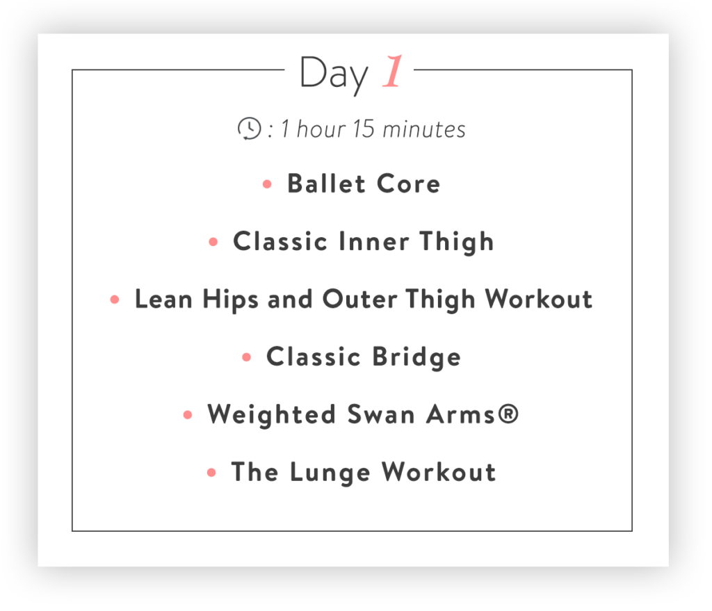 Ballet Beautiful – 21 Day Challenge – Free Trial (2 Options)